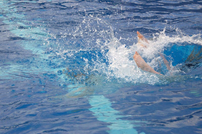 Pool dive - splash stock photo. Image of ocean, clear, summer - 240568