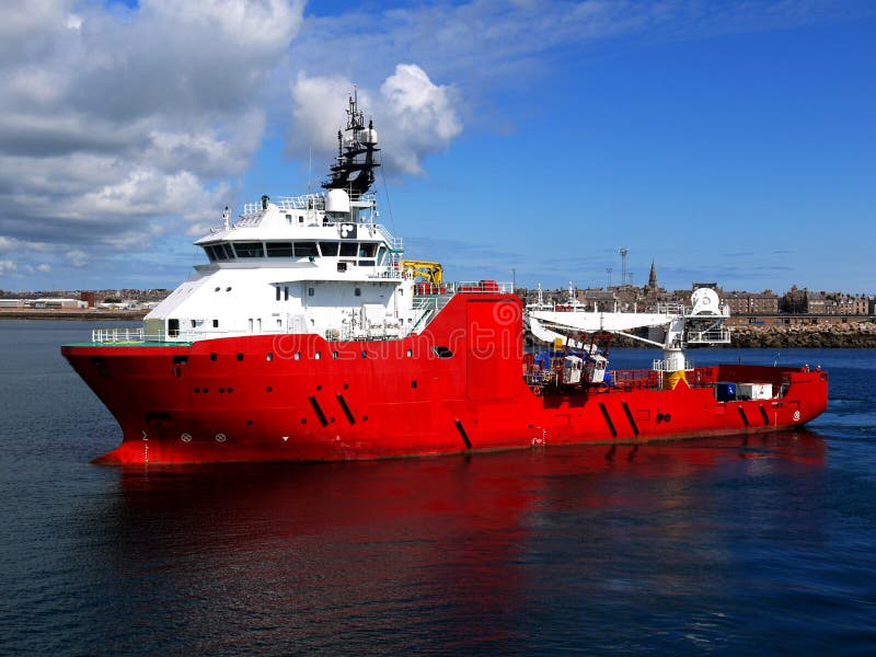 Offshore Diving Ship stock photo. Image of maritime, water - 23355022