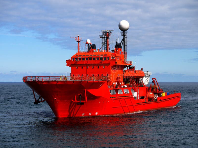Offshore Diving Ship stock photo. Image of maritime, water - 23355022