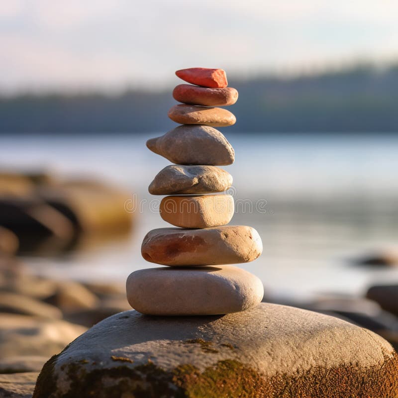 Stack Cairns Stock Illustrations – 183 Stack Cairns Stock Illustrations ...