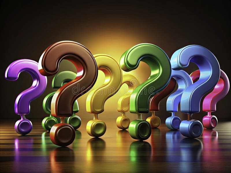 Explore a Colorful Spectrum of Question Mark Styles Diverse Punctuation ...