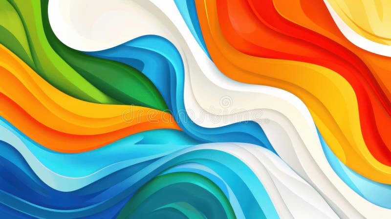 Dive into Vibrant Hues with this Abstract Masterpiece, Featuring ...