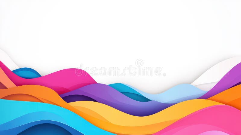 Dive into a Vibrant World with this Colorful Motion Wave Abstract ...