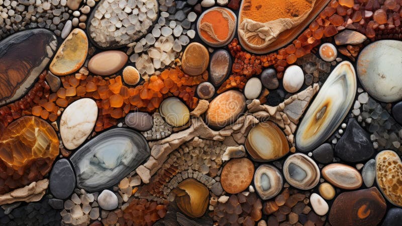 Dive into a Vivid Array of Mineral and Stone Textures. Richly Abstract ...