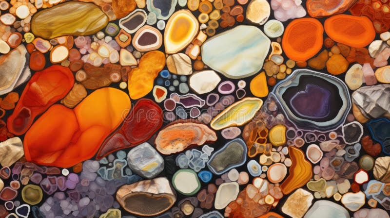 Dive into a Vivid Array of Mineral and Stone Textures. Richly Abstract ...