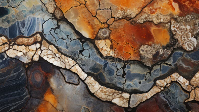 Dive into a Vivid Array of Mineral and Stone Textures. Richly Abstract ...