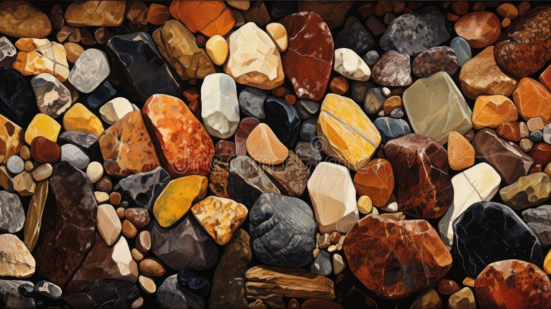 Dive into a Vivid Array of Mineral and Stone Textures. Richly Abstract ...