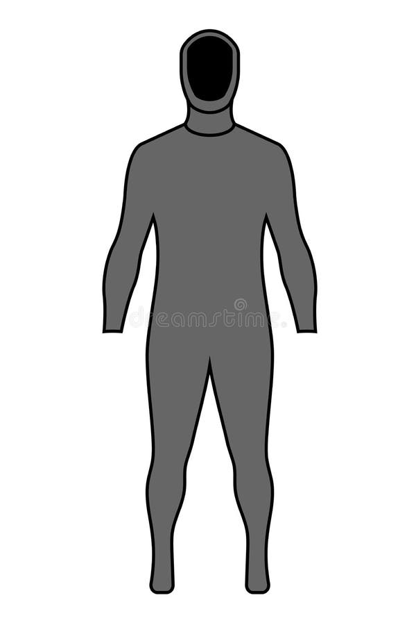 Dive Wetsuit Pictogram Vector Illustration Stock Vector - Illustration ...