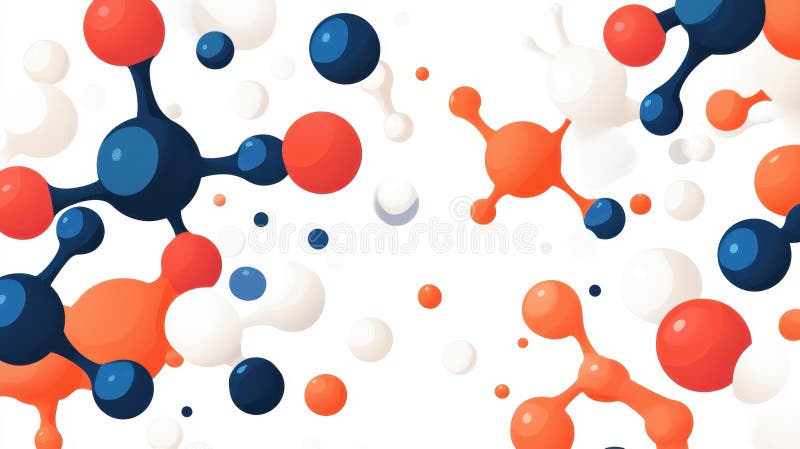 Dive into the World of Abstract Molecules with a Modern Twist, Blending ...