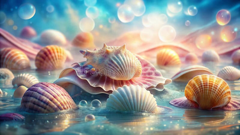 Enchanting Seashell Sketches a Conceptual Exploration of Natures Art ...