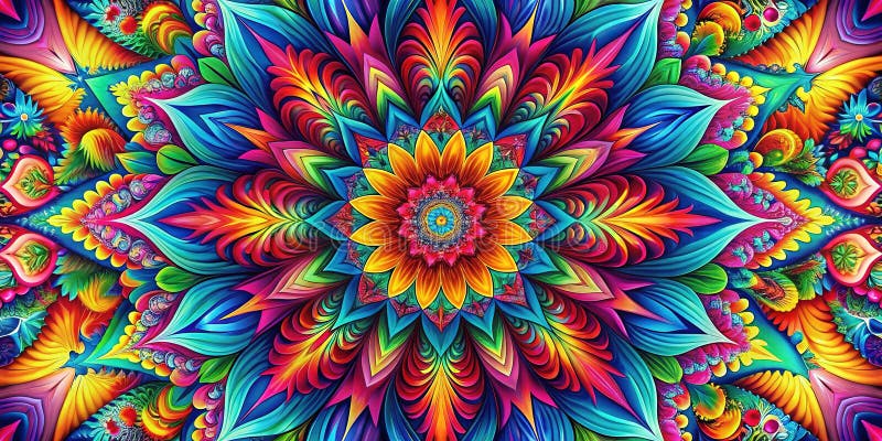 A Vibrant Abstract Pattern Design Featuring Funky Grooves and Geometric ...