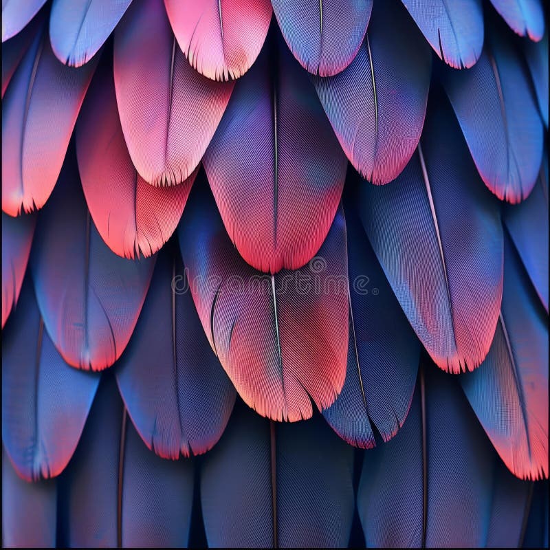Dive into the World of Feather Textures with Vibrant Bird Plumage in ...