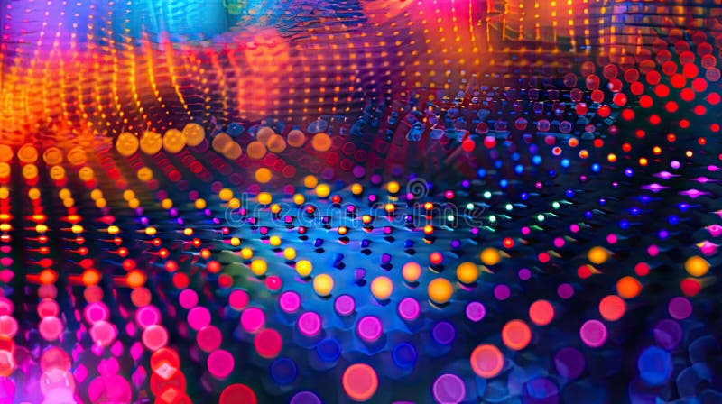 Dive into the World of Nano-tech Dots! Background Microscopic Dot ...