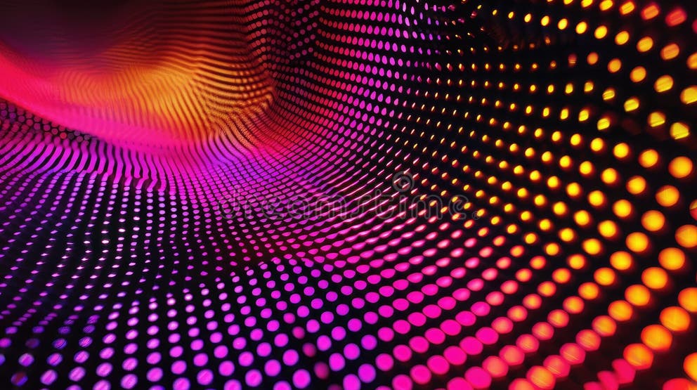 Dive into the World of Nano-tech Dots! Background Microscopic Dot ...