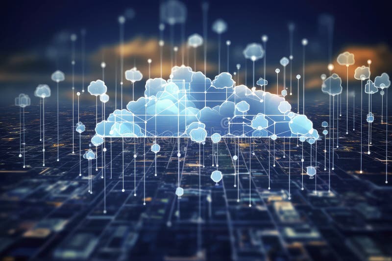 Cloud Protection: Unraveling the Essence of Network Security.Generative ...