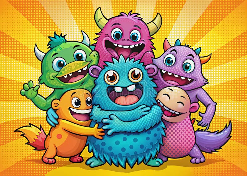 Colorful Cartoon Characters Showcase Diverse Occupations a Vibrant ...