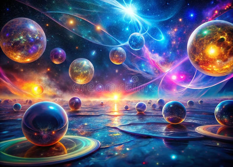 A Mesmerizing Abstract Representation of Digital Synergy Showcasing a ...