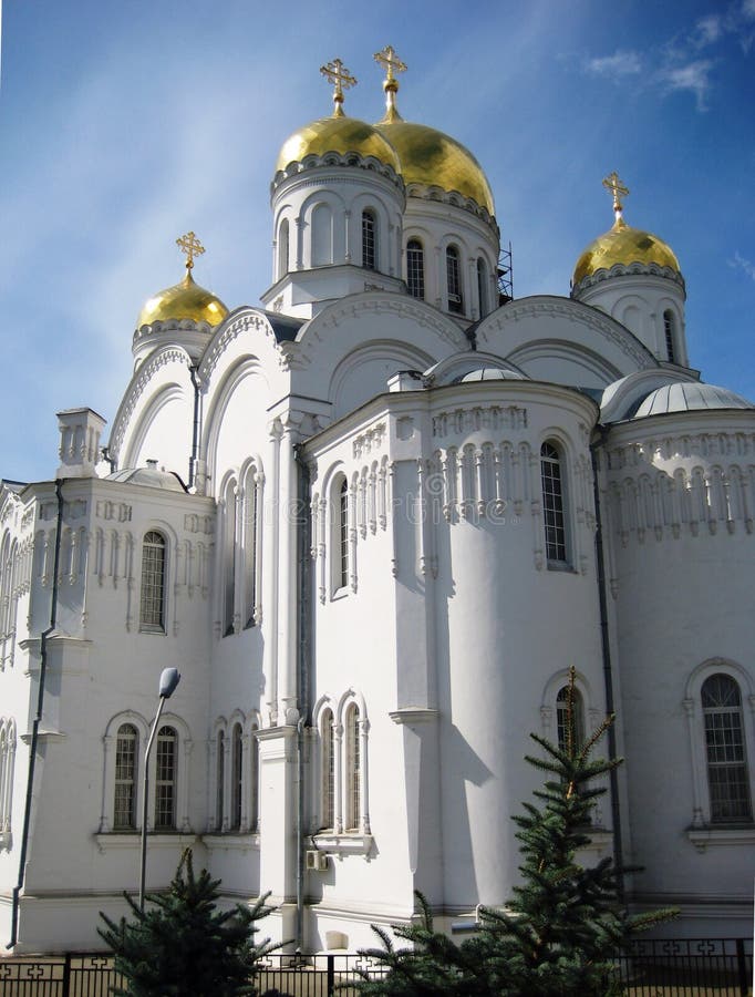 Diveevo monastery stock image. Image of russian, tower - 48074273