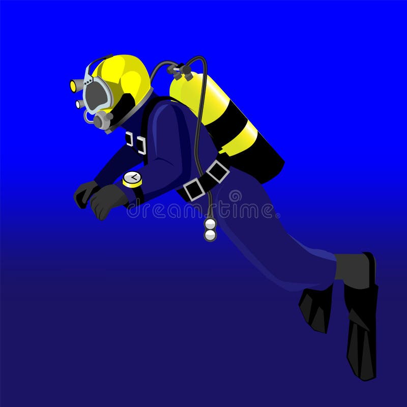 Commercial Diver Stock Illustrations – 239 Commercial Diver Stock ...