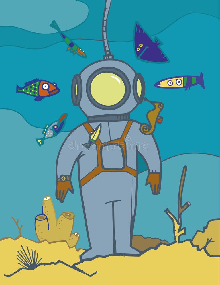 Diver Diving Suit Stock Illustrations – 5,251 Diver Diving Suit Stock ...