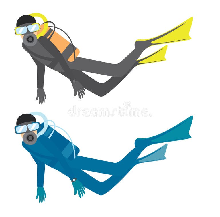 Divers Stock Illustrations – 5,440 Divers Stock Illustrations, Vectors ...