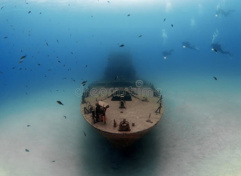 The Wreck of the P31 Patrol Boat in Comino, Malta Stock Photo - Image ...