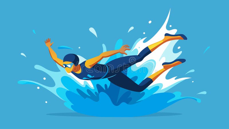 The Divers Entry into the Water is Ly a Splash a Testament To Their ...