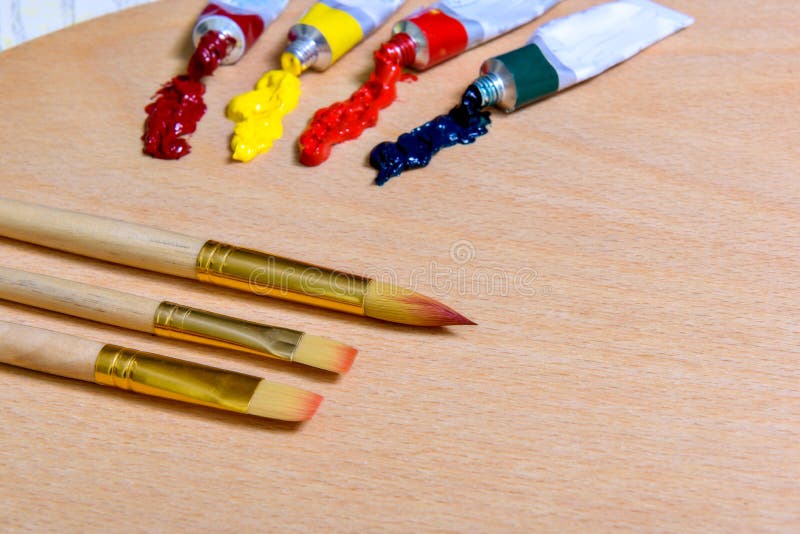 Diversas Cosas Necesarias Para Crear La Imagen Foto de archivo - Imagen ...