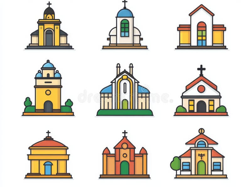 Diverse Architectural Styles Highlighted Building Designs Stock Photo ...