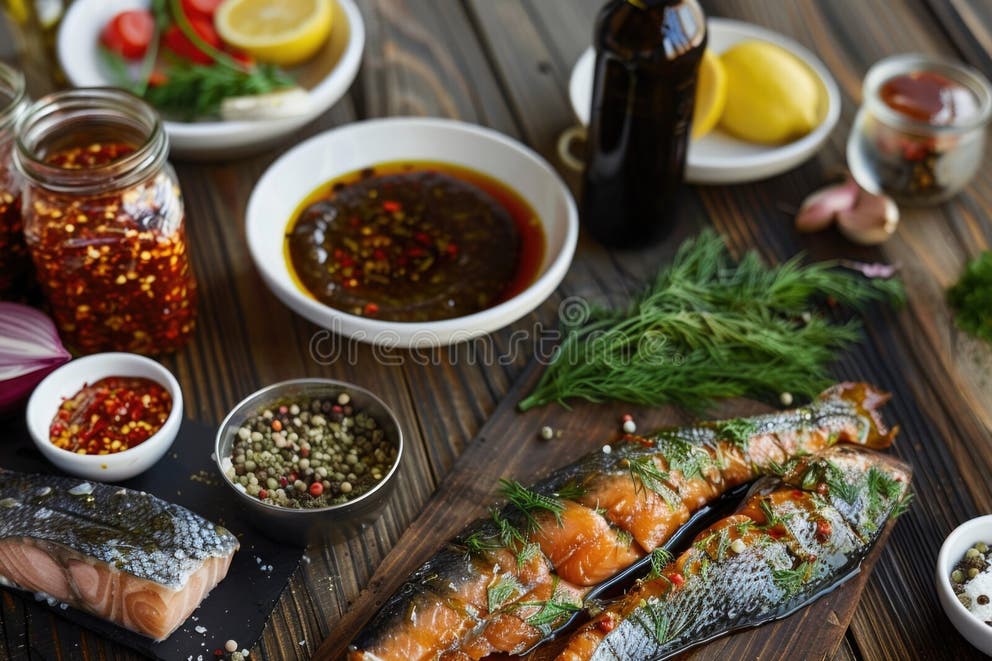A Diverse Array of Food Items on a Table. Ideal for Food-related ...