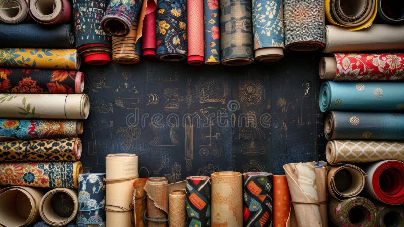 Diverse Array of Papers on Table Stock Photo - Image of tabletop ...