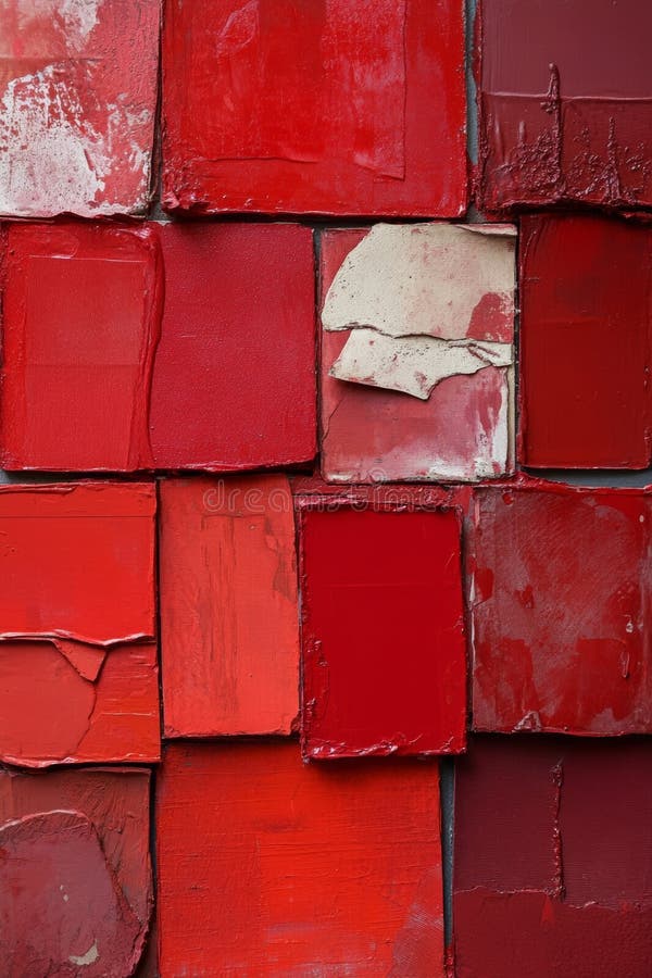 A Vibrant Collection of Red Paint Swatches Showcasing Various Shades ...