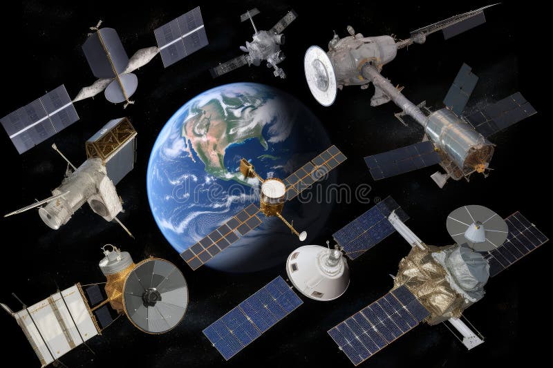 Diverse Array of Satellite and Space Probe Technologies, Each ...