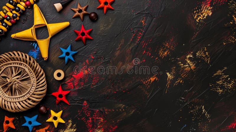 Diverse Assortment of Food Items Spread Out on a Table Stock Image ...