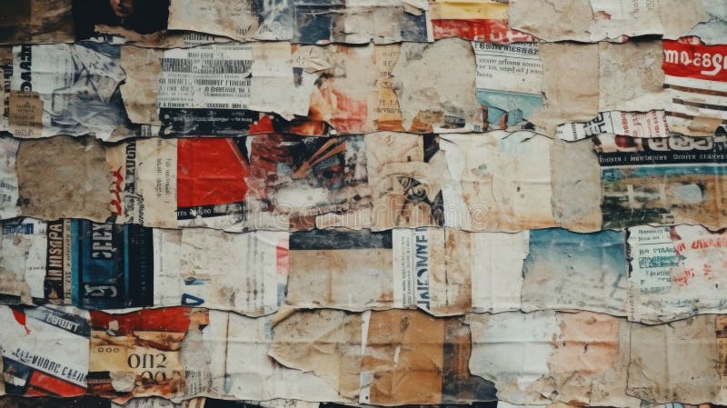 A Diverse Assortment of Papers on a Wall, Suitable for Various Projects ...