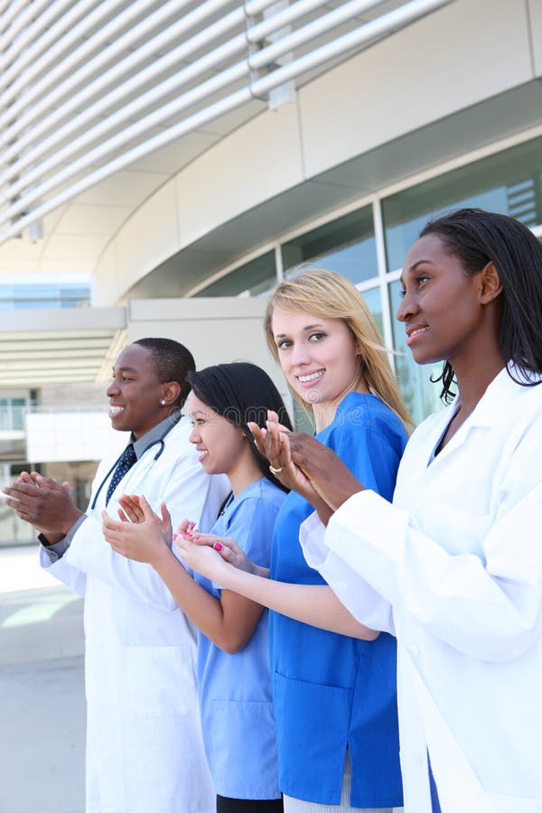 Diverse Attractive Medical Team Stock Photo - Image of diversity ...