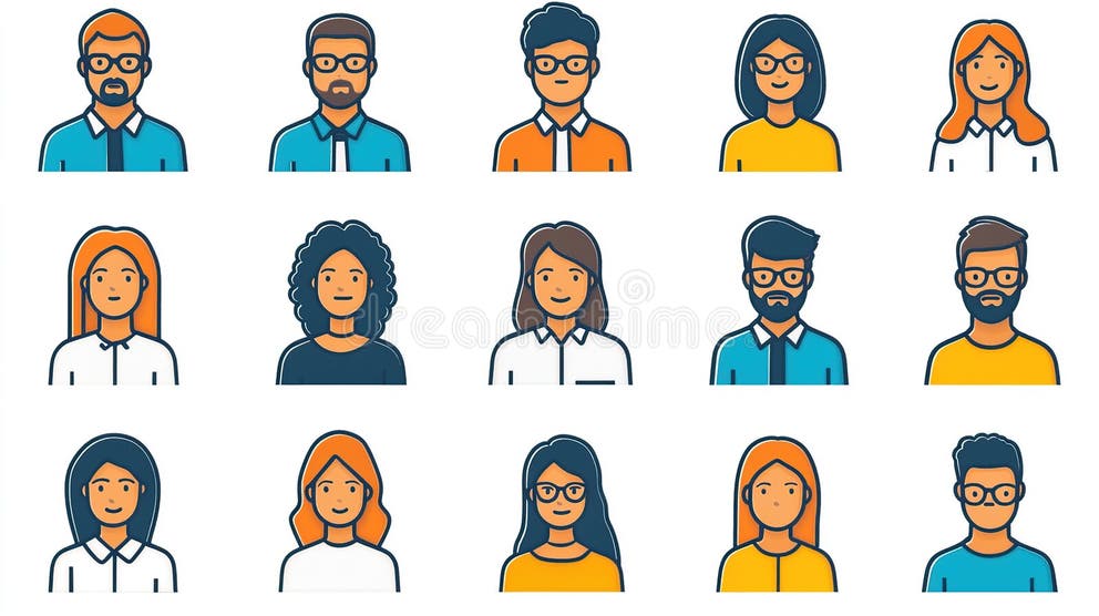 Diverse Avatars, Website, Profile, Icons, User Interface, Background ...