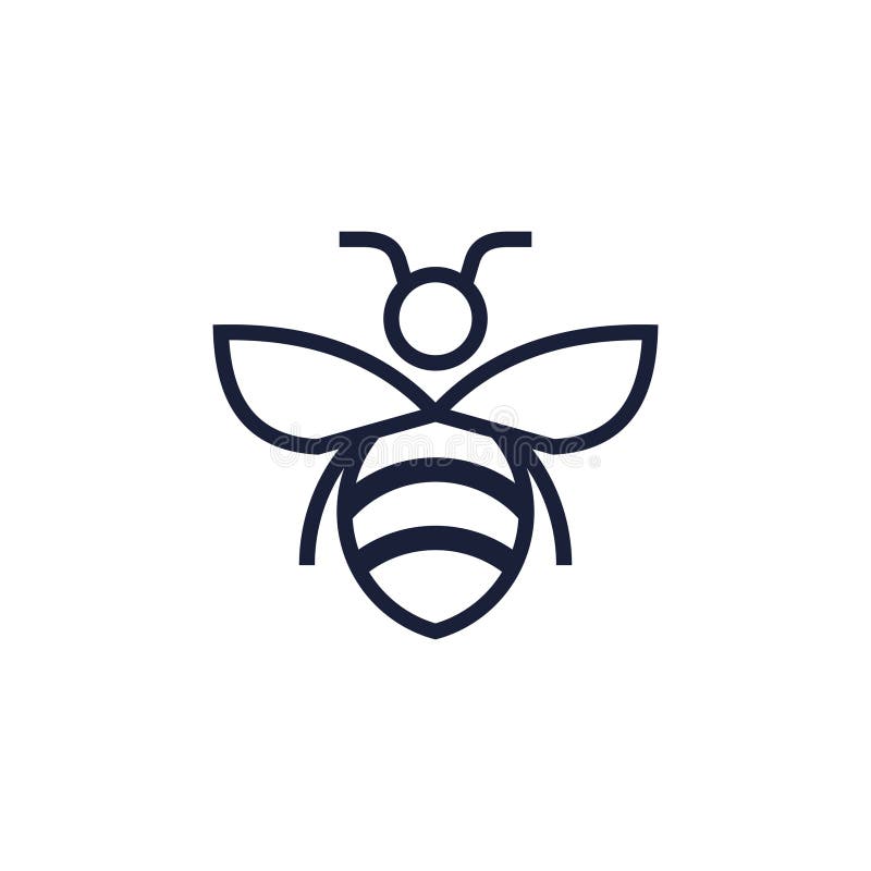 Diverse Bee Logos for Inclusive Branding Stock Illustration ...