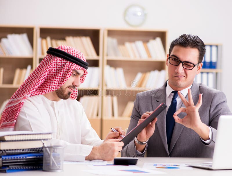 Diverse Business Concept with Arab Businessman Stock Image - Image of ...