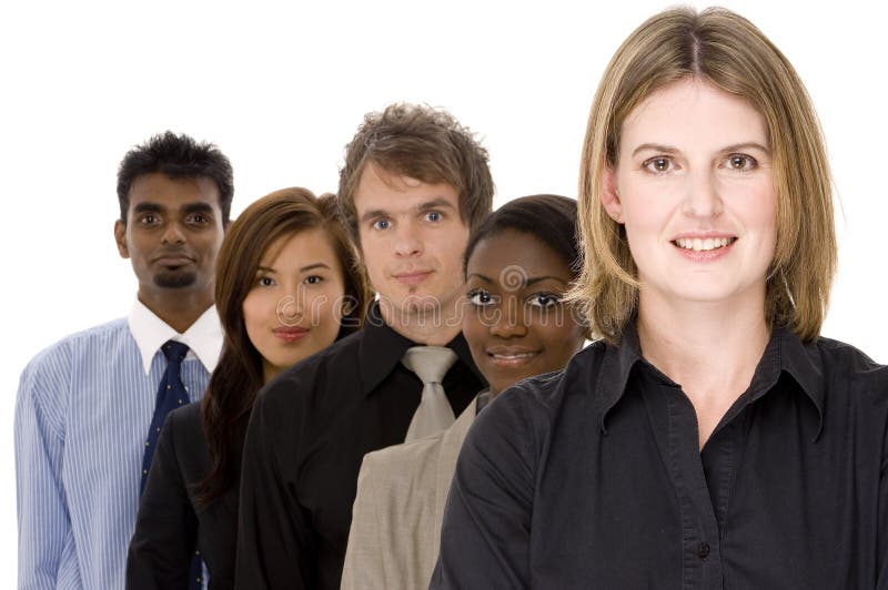 Diverse Business Team stock photo. Image of male, female - 635474