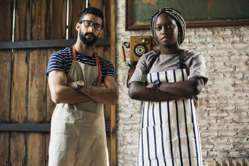 Business Owners Use Laptops To Plan Professional Organization ...