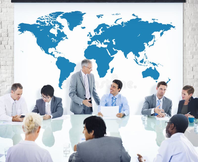 Diverse Business People in a Meeting Stock Image - Image of leadership ...
