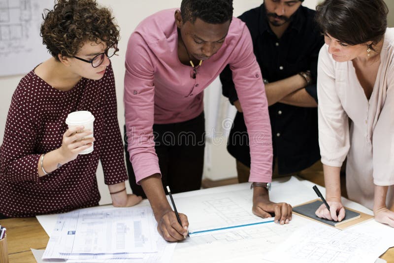Diverse Business People Working Stock Image - Image of workplace ...