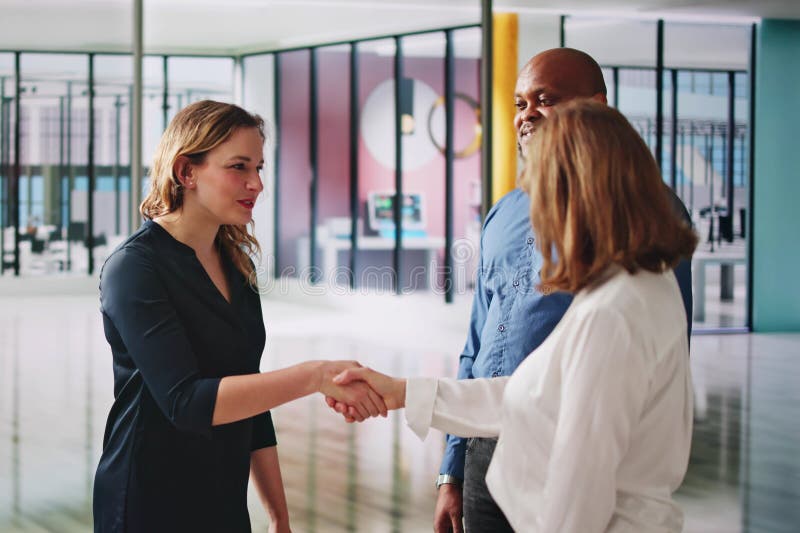 Diverse Business Persons Shaking Hands Stock Image - Image of hands ...