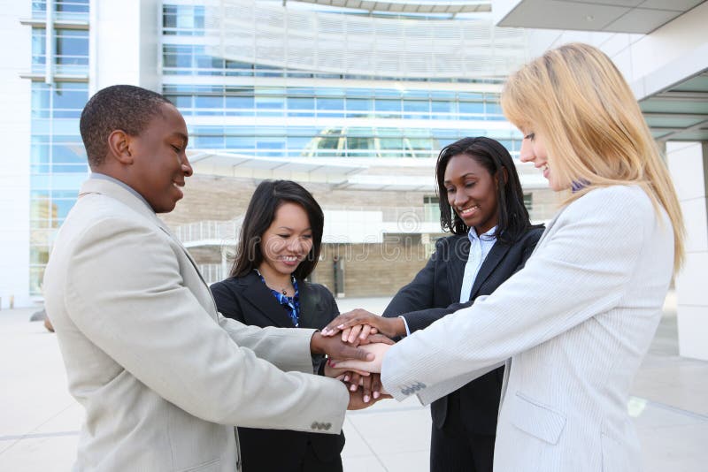 Diverse Business Team Celebrating Stock Image - Image of celebrate ...