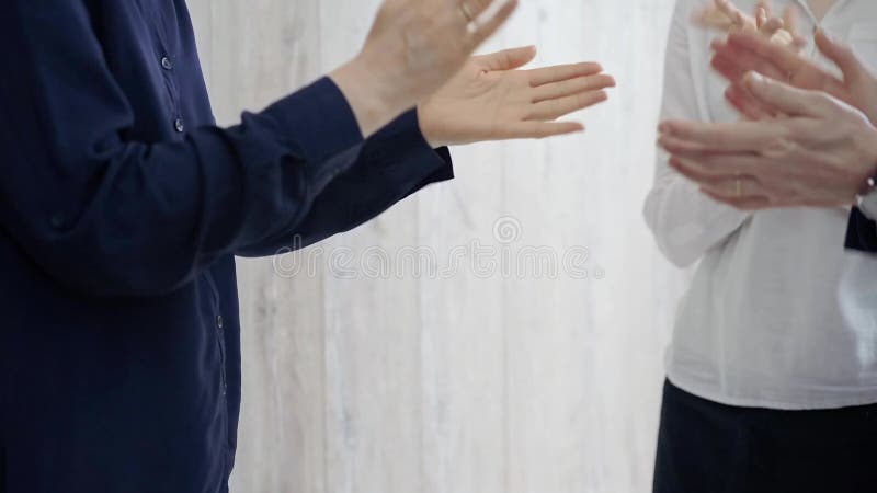 Diverse Business Team Clapping Hands in a Modern Office. Business ...