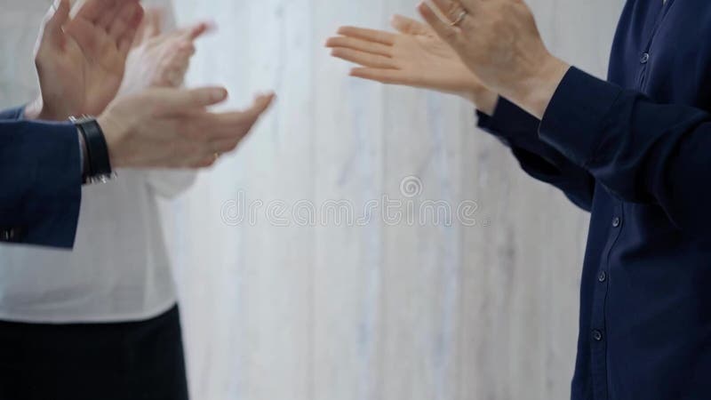 Diverse Business Team Clapping Hands in a Modern Office. Business ...