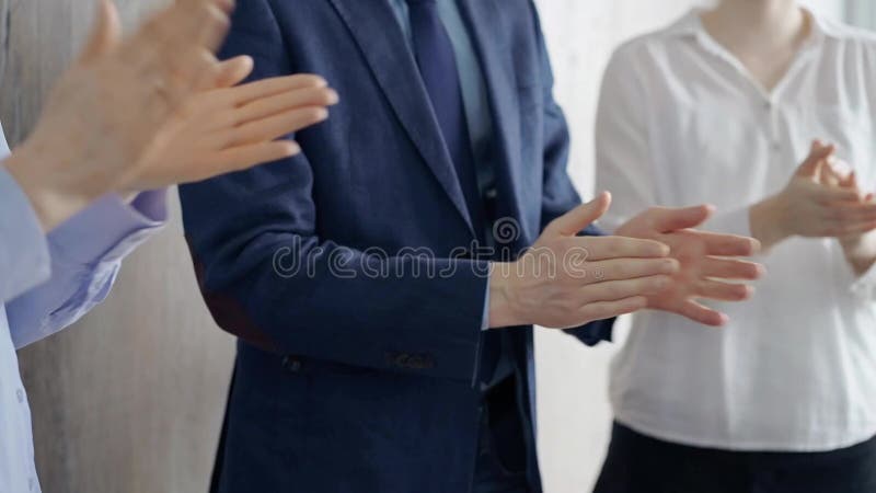Diverse Business Team Clapping Hands in a Modern Office. Business ...