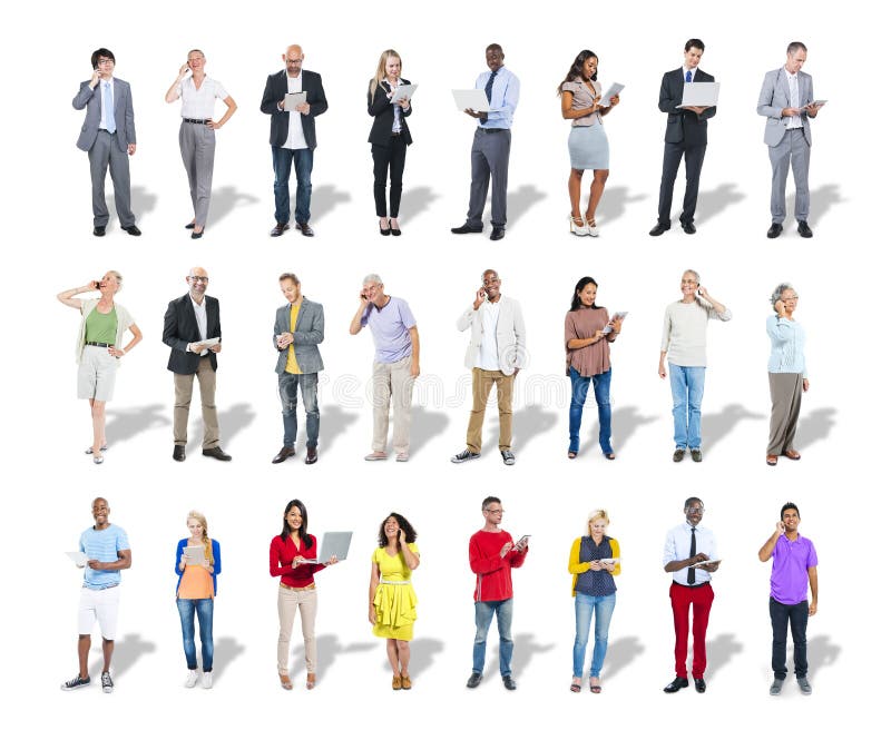 Group of Multiethnic People Using Digital Devices Stock Image - Image ... Group of Multiethnic People Using Digital Devices Stock Image - Image ...
