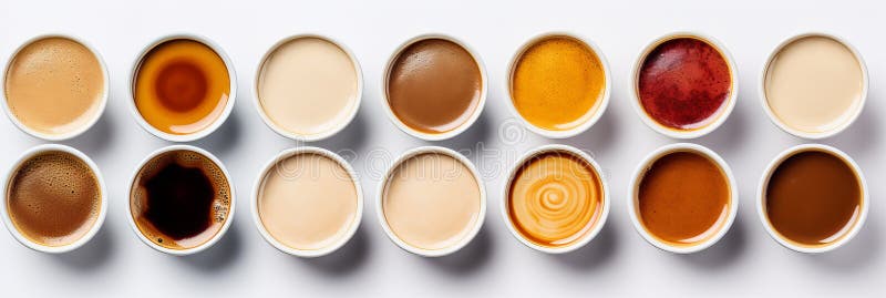 Diverse Coffee Samples Showcase Rich Flavors and Textures at Tasting ...